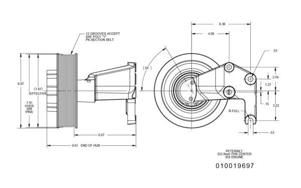 010019697 - Kit Masters - Fan Hub Assy