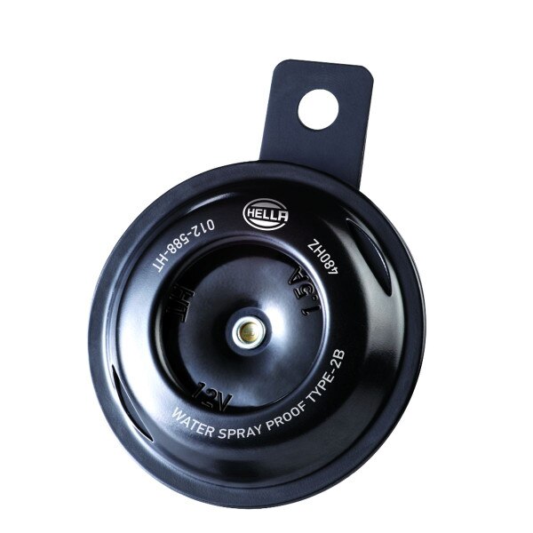012588061 - Hella Inc. - Horn-Bl-Blk-Disc-Ht-Mcycle-12