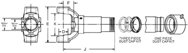 10-3-81X - Dana - Pto Joint Component