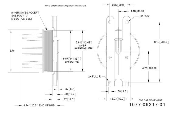 1077-09317-01 - Kit Masters - Fan Hub Assy