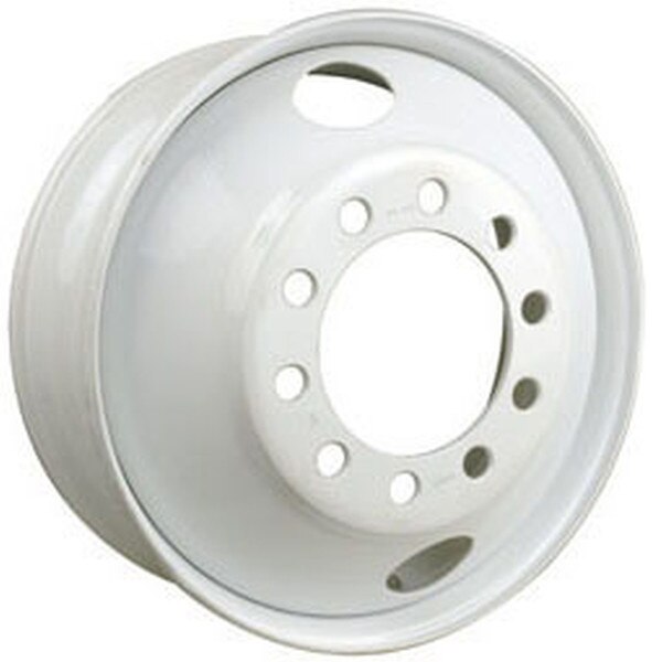 27406Pw - Gunite - Accuride 24.5 Inches X 8.25 Inches White Wheel 2Hh 8 ...