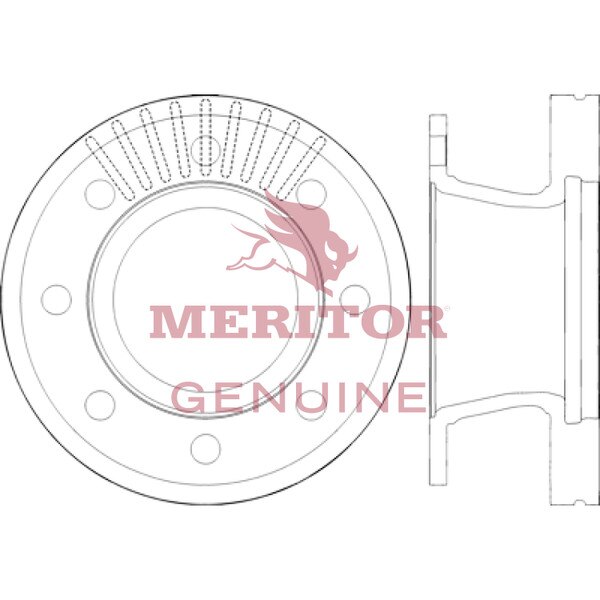 3218K1415 - Meritor - Air Disc Brake - Rotor