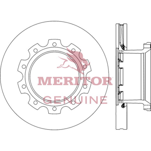 3218Z1404 - Meritor - Air Disc Brake - Rotor