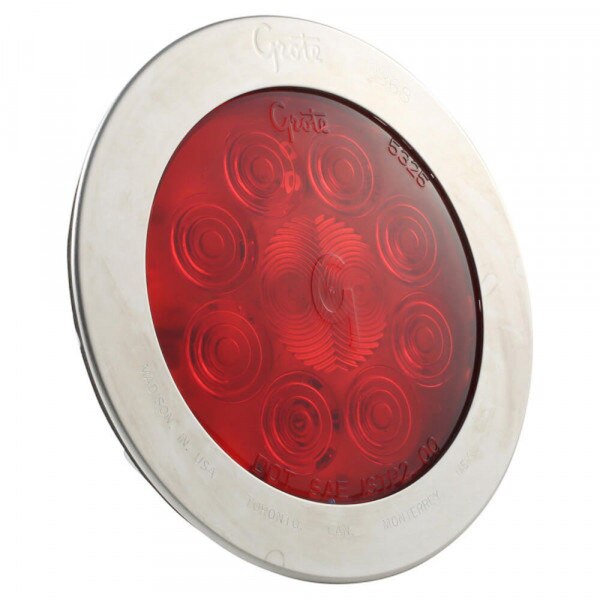54042 - Grote - Red 4 In. 10-Diode Led Stop Tail Turn Lights