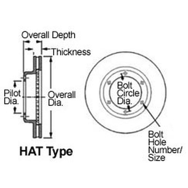 54770P65 - Webb Wheel - Webb Disc Brake Rotor, Navistar Front/Rear