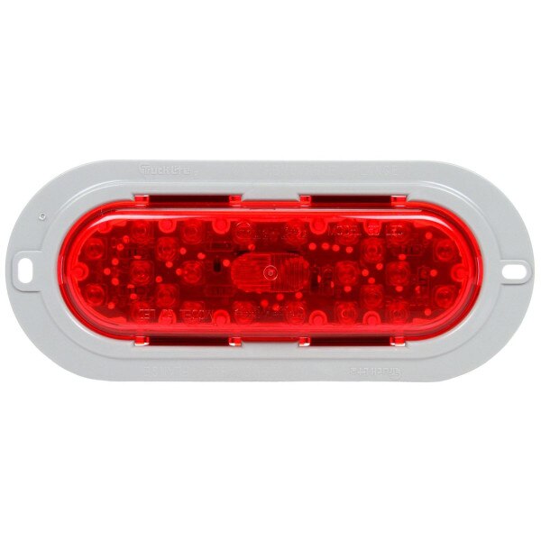60052R - Truck Lite Co - Led 60 Series S/T/T Gray Flan