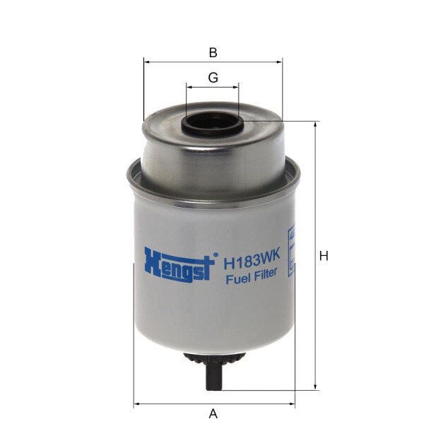 H183WK - Hengst - Fuel Filter - Spin On