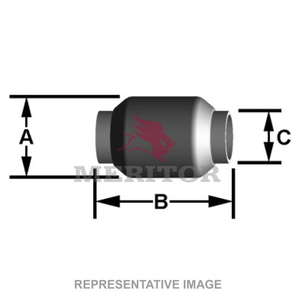 R3011447 - Meritor - Suspension - Torque Arm Bushi