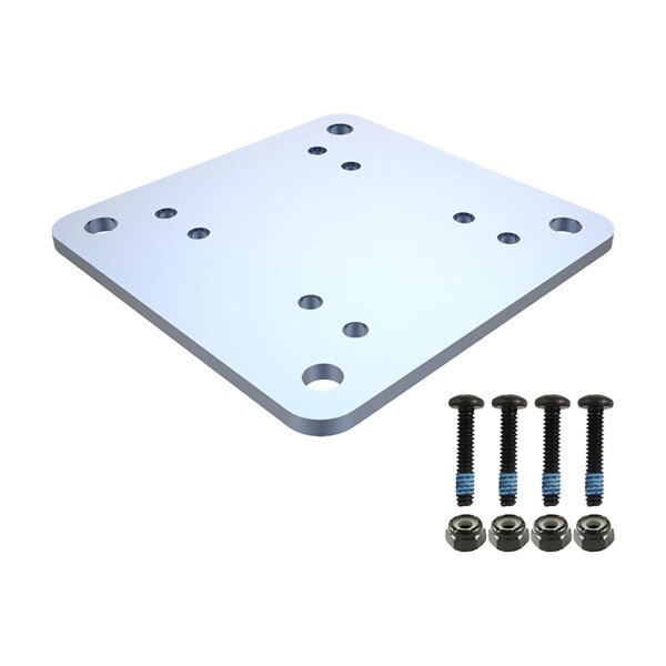 Ram-202-225Bu - Pana Pacific - Pana-Pacific 3X3 In. Steel Backer Plate